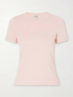 FLORE FLORE Car" Organic Cotton-jersey T-shirt - Pink