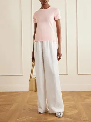 FLORE FLORE Car" Organic Cotton-jersey T-shirt - Pink