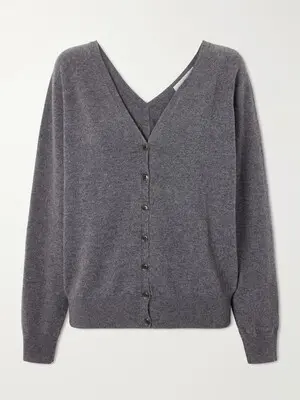 LISA YANG Jiani Cashmere Cardigan - Gray