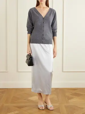 LISA YANG Jiani Cashmere Cardigan - Gray
