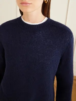 LISA YANG Solene Cashmere And Silk-blend Sweater