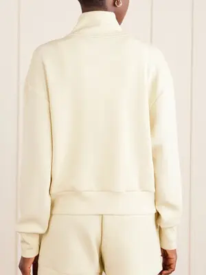 Varley Davidson Jersey Sweatshirt With Half-zip Neckline - Yellow