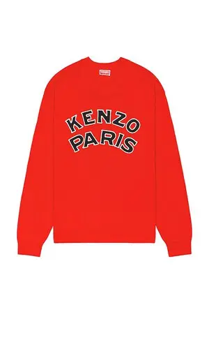 Kenzo Emblem Jumper In Red