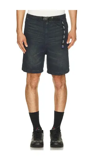 DEVA STATES Stroll Denim Shorts In Blue - Washed Blue