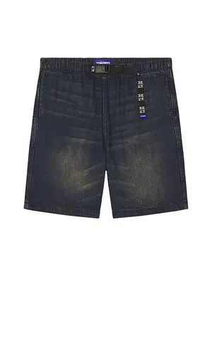 DEVA STATES Stroll Denim Shorts In Blue
