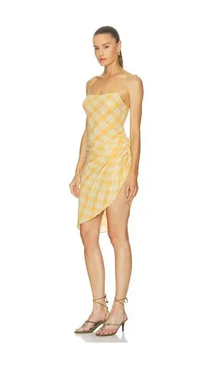 Ronny Kobo Alaina Dress In Yellow
