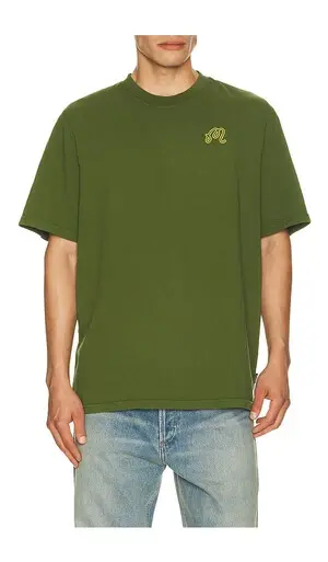 MALBON Bermuda Trinity Tee In Green