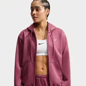 Nike Studio Fleece Sport Therma-fit Full-zip Hoodie - Red
