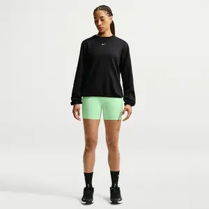 Nike Studio Fleece Sport Dri-fit Crew-neck Sweatshirt - Black