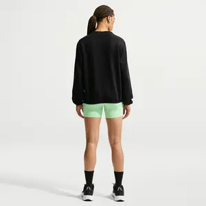 Nike Studio Fleece Sport Dri-fit Crew-neck Sweatshirt - Black