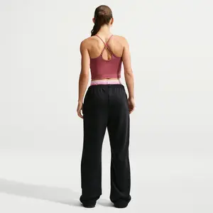 Nike Studio Fleece Sport Dri-fit Mid-rise Open-hem Pants