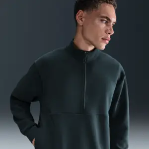 Nike 24.7 Impossiblysoft Dri-fit 1/2-zip Top - Green
