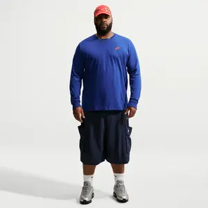 Nike Sportswear Club Long-sleeve T-shirt - Blue