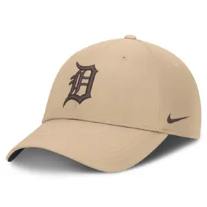 Nike Detroit Tigers Club Dri-fit Mlb Adjustable Hat - Brown
