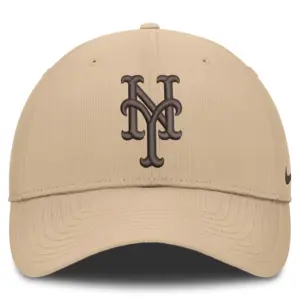 Nike New York Mets Club Dri-fit Mlb Adjustable Hat - Brown