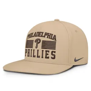 Nike Philadelphia Phillies Pro Aerobill Mlb Adjustable Hat - Brown