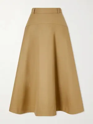 BALENCIAGA Balenciaga A-line Cotton Midi Skirt