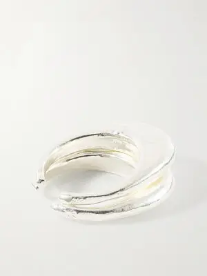 SIMUERO Sol Y Sombra Sterling And Cubic Zirconia Toe Ring
