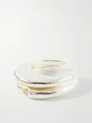 SIMUERO Sterling And Cubic Zirconia Toe Ring - Silver