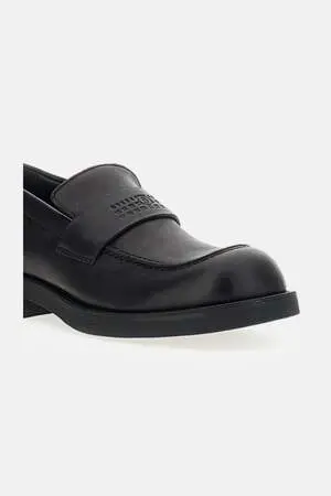 MAISON MARGIELA Smooth Calfskin Leather Loafers With Engraved Numeric Logo