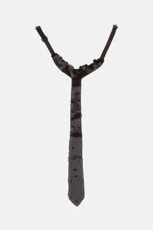 PAROSH Sequin Embellished Tie