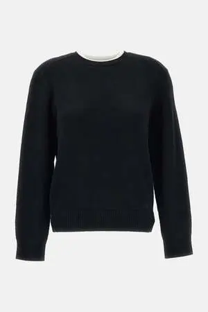 Loulou De Saison Otis Two-tone Cashmere Sweater