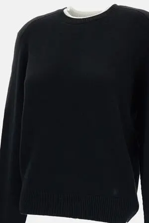 Loulou De Saison Otis Two-tone Cashmere Sweater