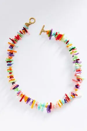 Anthropologie Palas Calvi Beaded Choker - Multi