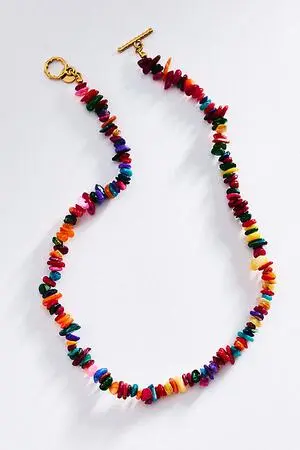 Anthropologie Palas Figari Beaded Choker - Multi