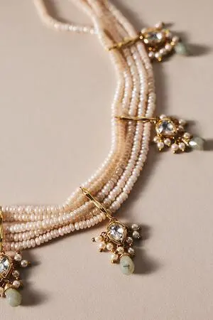 Anthropologie Ghost Ranch Beaded Necklace
