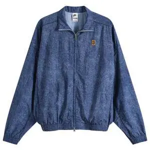 Nike Club Rules Aop Full Zip Jacket - Work Blue/volt/obsidian