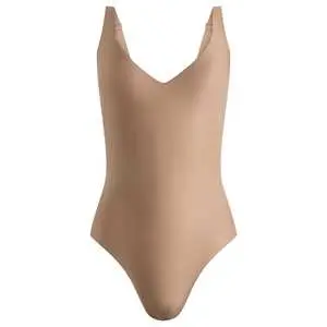 SKIMS Unlined Plunge Thong Bodysuit