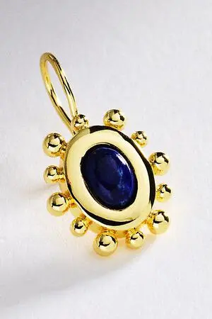 GOLDBUG COLLECTION Twiggy French Hook Earrgs - Blue Pattern
