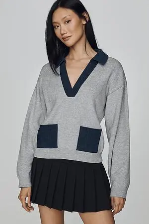 Maeve Collared Pullover Sweater