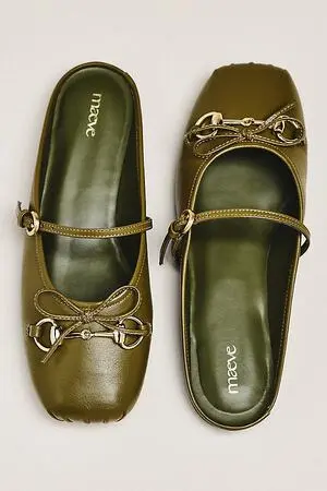 Maeve Horsebit Mule Ballet Flats