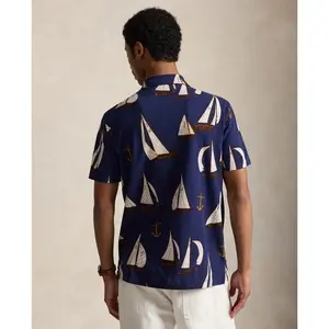 Ralph Lauren Standard Fit Sailboat Jersey Polo Shirt