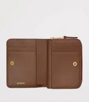 Burberry Cotton-leather Check Wallet