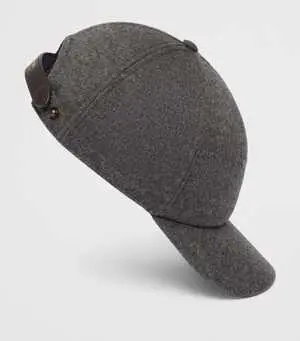 TOM FORD Cashmere Logo Baseball Cap