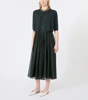 Max Mara Cotton-silk-cashmere Cardigan