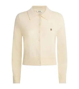 Sandro Wool-cashmere Polo Cardigan
