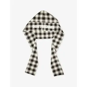 AWGE Pattern Cotton Durag Scarf - Check