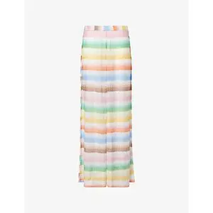 Missoni Side-split Chevron Knitted Trousers