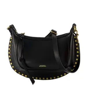 Isabel Marant Étoile Logo Shoulder Bag - Black