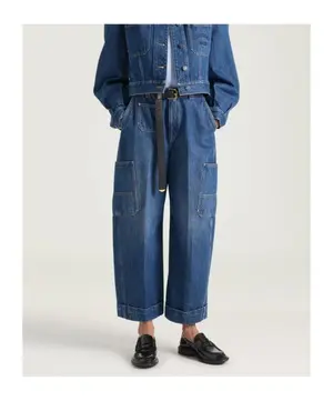 Givenchy Paris Cocoon Cropped Cargo Jeans