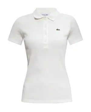Lacoste Logo Patch Cotton Polo Shirt - No