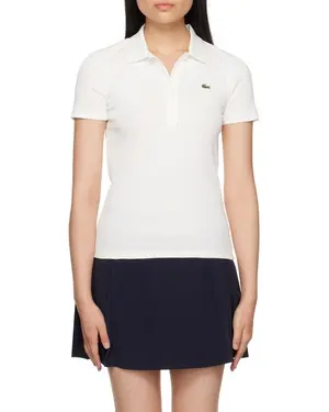 Lacoste Logo Patch Cotton Polo Shirt