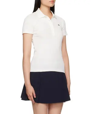 Lacoste Logo Patch Cotton Polo Shirt