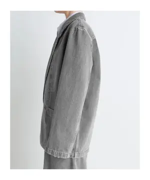 LEMAIRE Double-breasted Denim Blazer