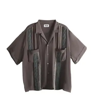 MAGLIANO Cable-knit Panel Shirt
