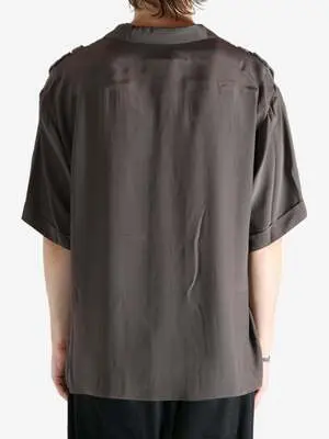 MAGLIANO Cable-knit Panel Shirt